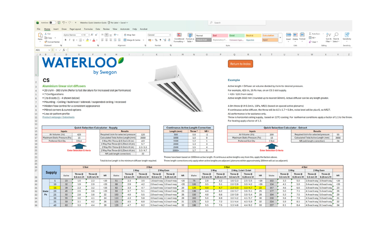 Waterloo Quick Selection Tool | www.swegon.com