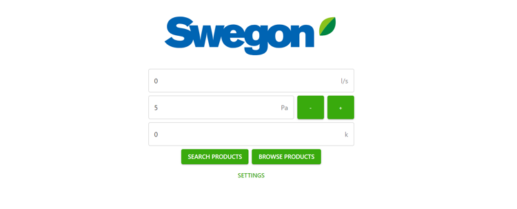 SWEFLOW - App for commissioning | www.swegon.com